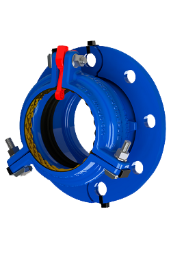 Fucoli - Flange de adaptação com anel de tensão para tubo de PVC/PE